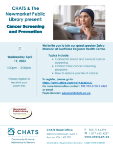 WYR OHT - Western York Region Ontario Health TeamCHATS & The Newmarket ...